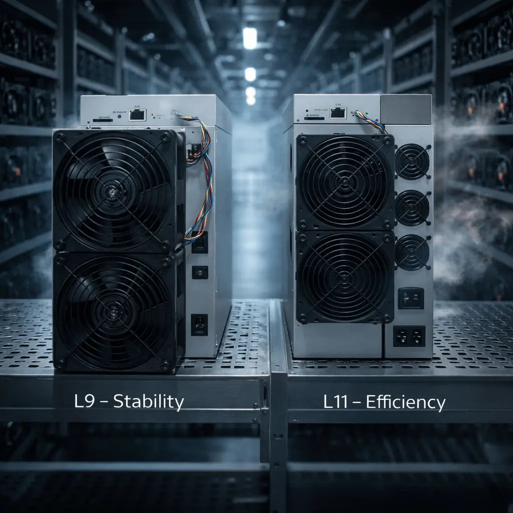 Antminer L9 vs L11: los mejores mineros industriales Scrypt para 2026