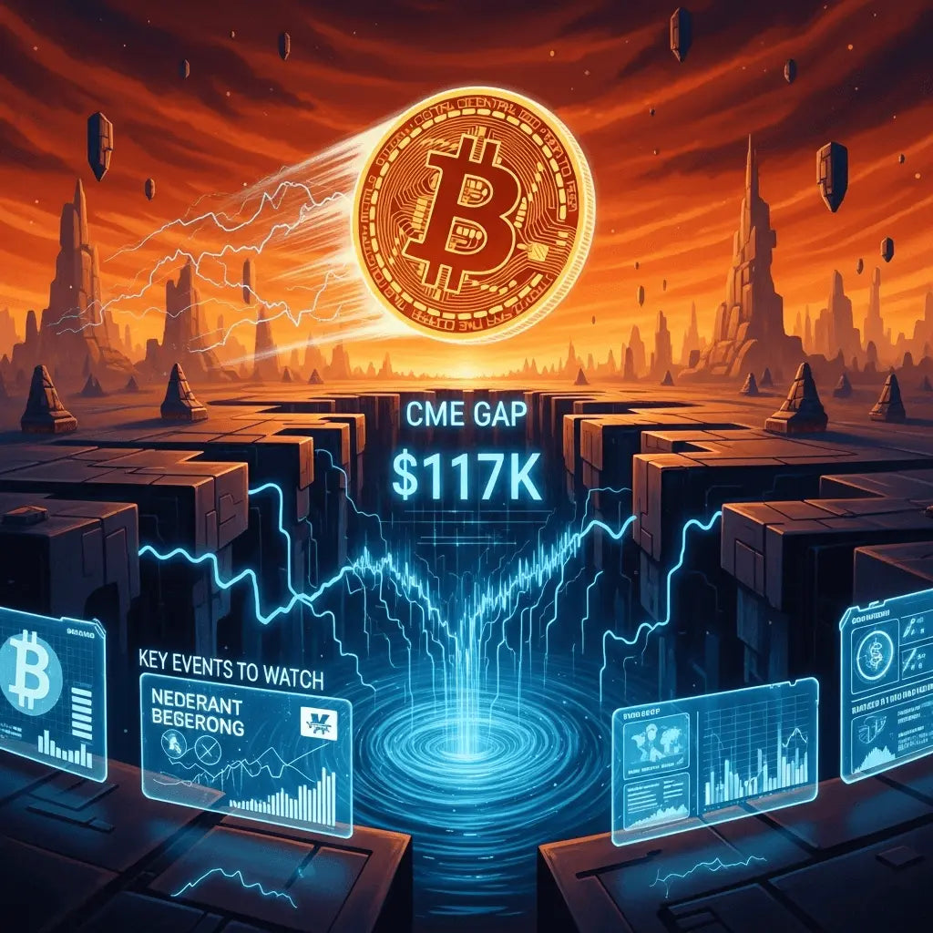 Bitcoin CME Gap Watch: $117K Fill Odds & Key Market Events