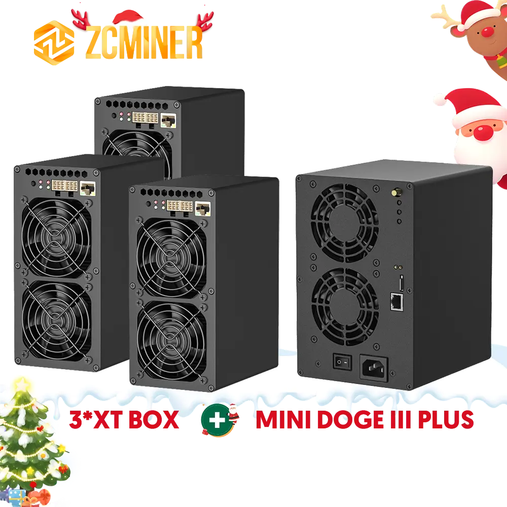 Goldshell XT BOX ×3 + Goldshell Mini-DOGE III Plus Combo Deal — ZC MINER